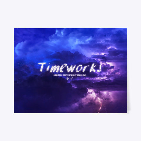 Cloudy Poster // Timeworks Vault
